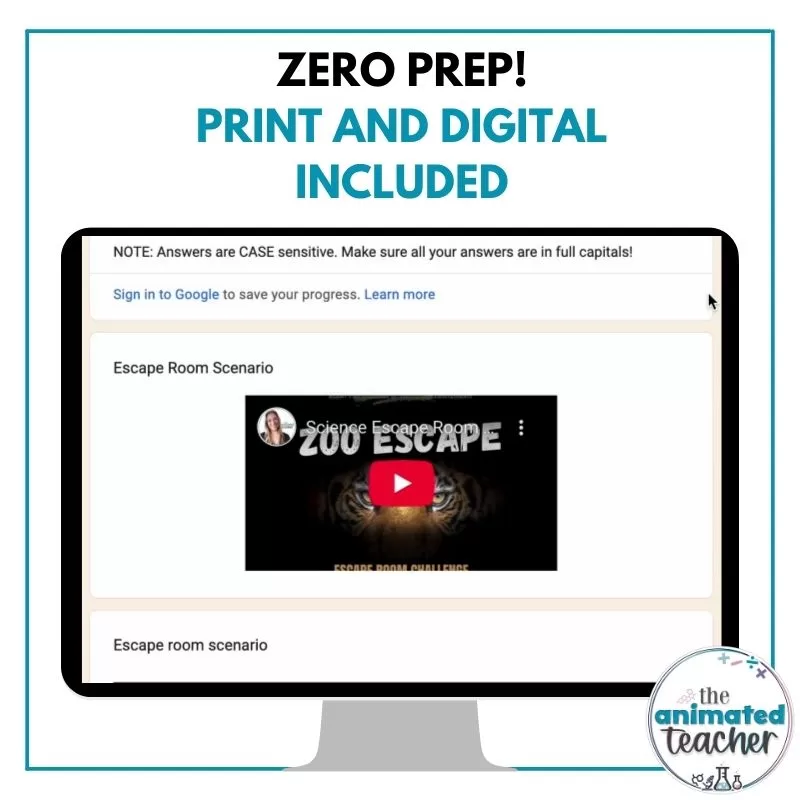 Fun Earth Day Activity Escape Room for Students - Zero Prep!