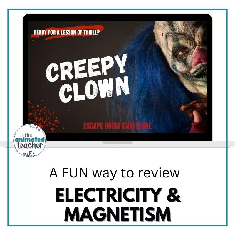 Fun grade 4 electricity and magnetism science escape room