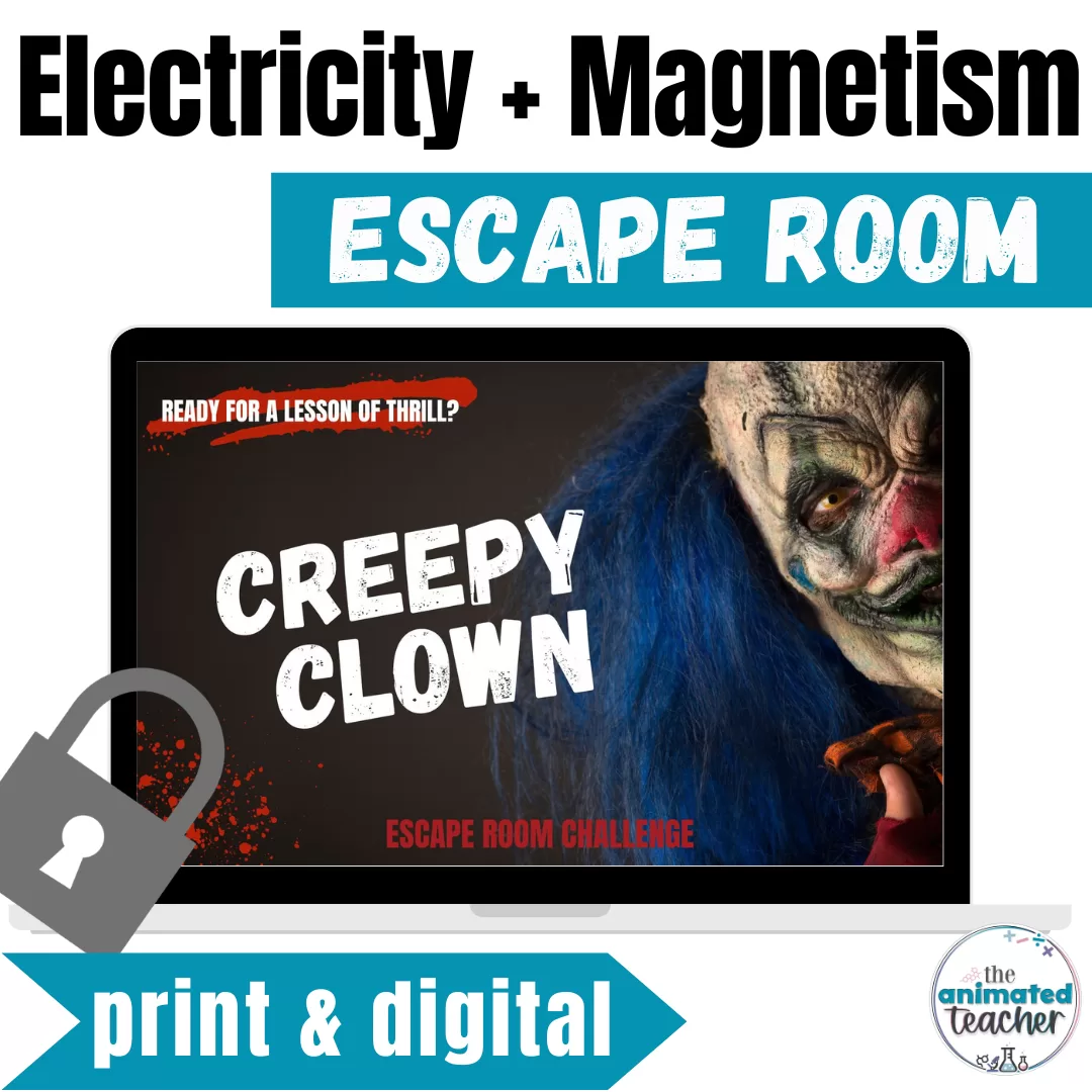 Fun grade 4 electricity and magnetism science escape room