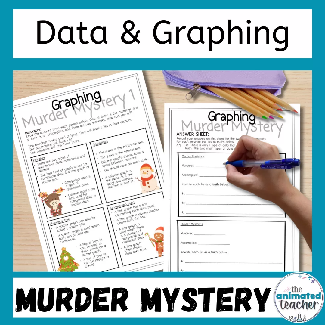 Christmas Data and Graphing Murder Mystery